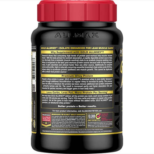 Allmax Gold AllWhey – Premium Whey Protein Powder