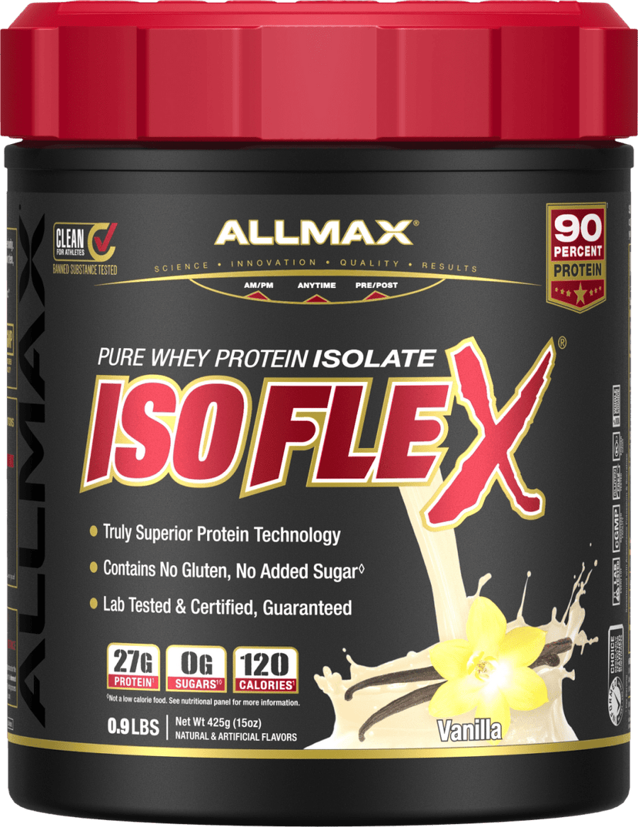 Isoflex 100% Pure Whey Protein Isolate Powder - Allmax Nutrition